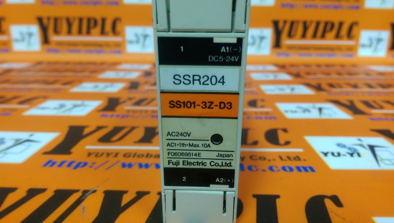 FUJI SS101-3Z-D3 Din Rail Solid State Relay Contactor - PLC DCS SERVO Control MOTOR POWER SUPPLY ...